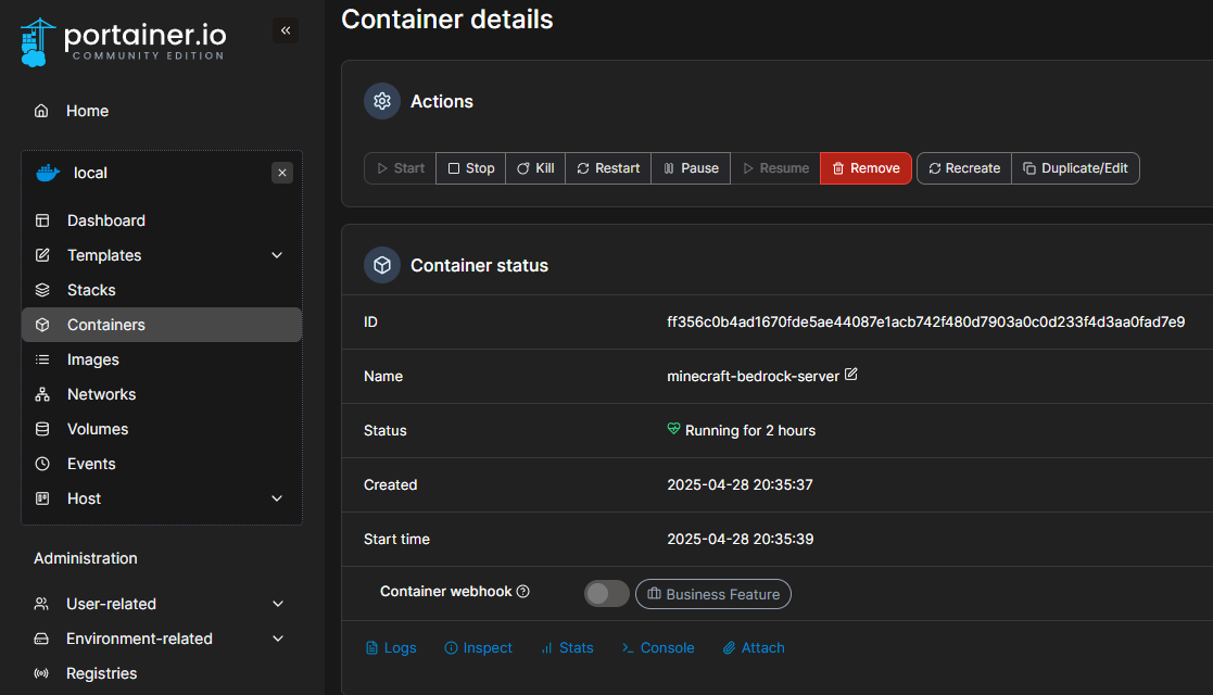 Run a Minecraft Bedrock Server in Docker (5-Minute Setup ...
